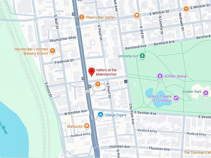 16. valters at the maennerchor map