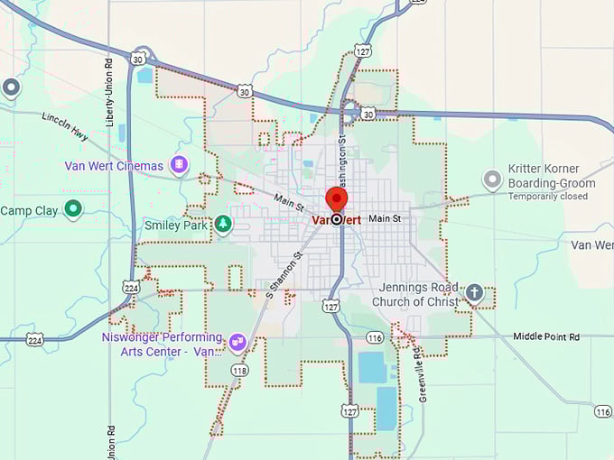 16. van wert map