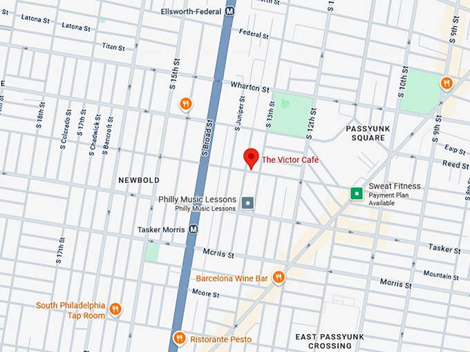 16. victor café map