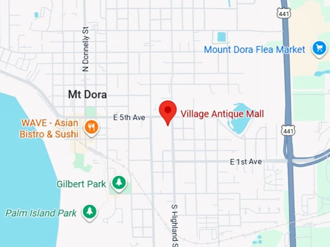 16. village antique mall (405 n highland st.)