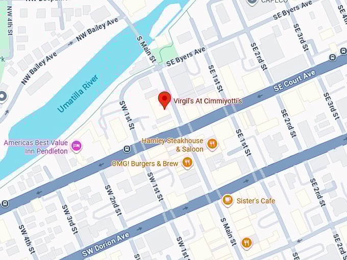 16. virgil's at cimmiyotti's map