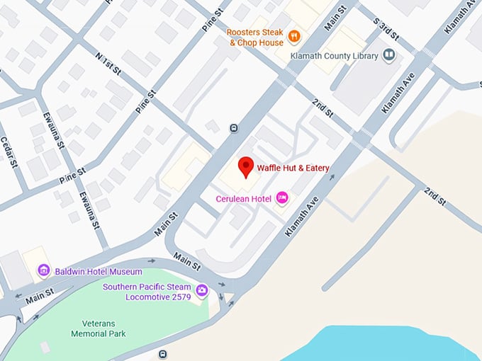 16. waffle hut & eatery map