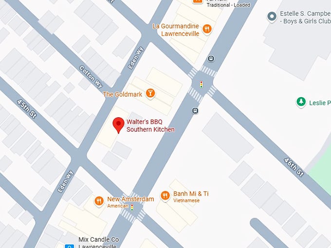 16. walter's bbq southern kitchen pittsburgh map