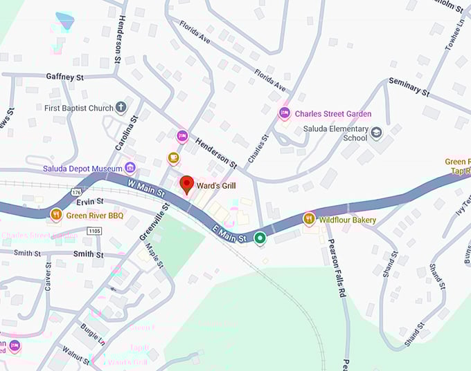 16. ward's grill map