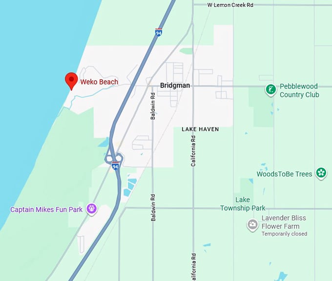 16. weko beach map