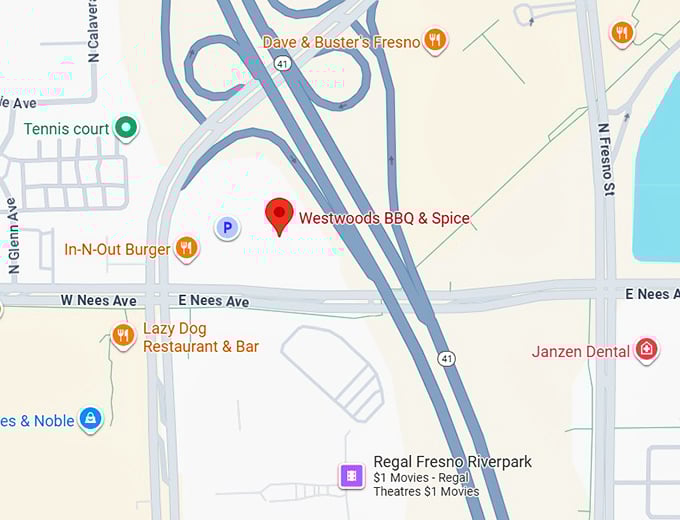 16. westwoods bbq & spice co map