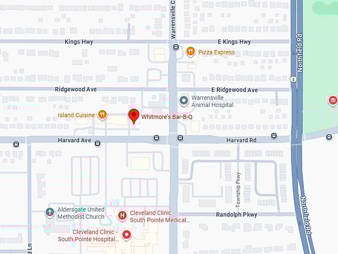 16. whitmore's bar‑b‑q map