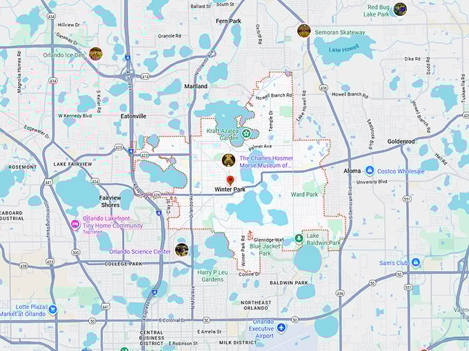 16. winter park map