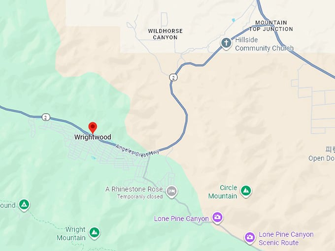 16. wrightwood map