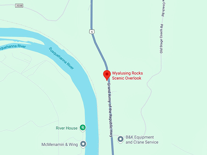 16. wyalusing rocks scenic overlook map