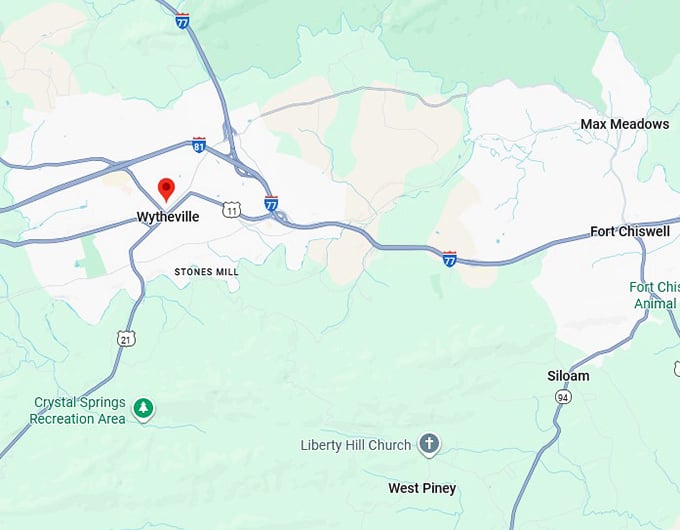 16. wytheville map