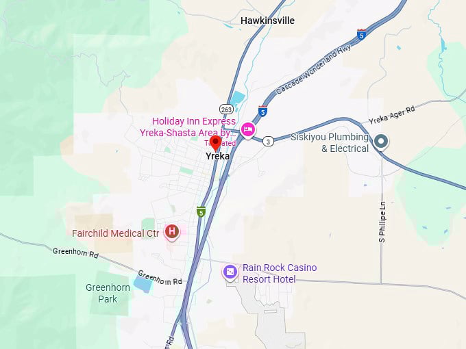 16. yreka map