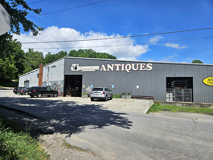 That unassuming warehouse exterior hides treasures that would make Indiana Jones jealous of your weekend plans.