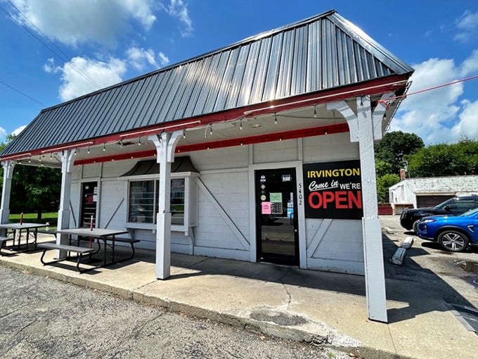 The classic white building of Chicago Beef and Dog Company stands like a time capsule of flavor in Irvington. Simple, unassuming, and absolutely worth the visit.