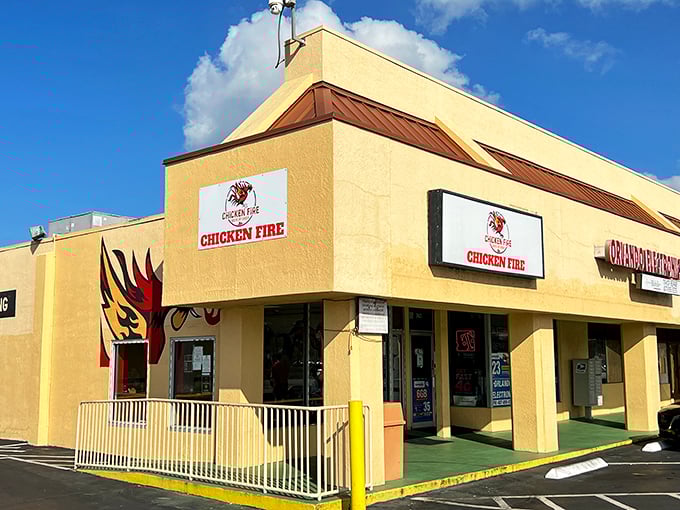 That fiery rooster logo isn't just for show – this Orlando spot brings serious heat to your plate.
