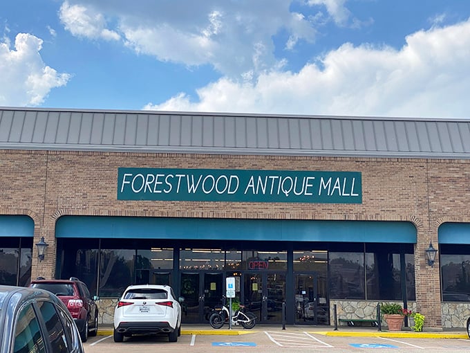 Look at that brick beauty! Forestwood's facade promises treasures, and boy, does it deliver inside.