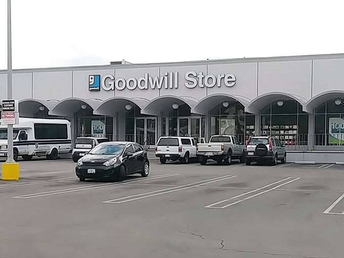 Like a treasure hunter's dream, this sprawling Goodwill campus stretches endlessly with bargains waiting around every corner.