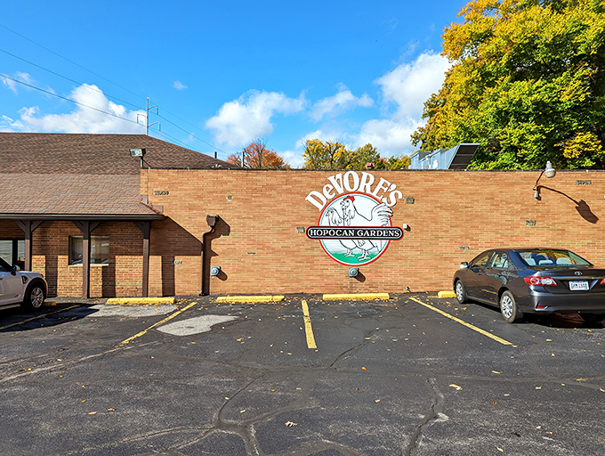 Sometimes the best treasures hide behind the most unassuming brick walls and simple parking lots.