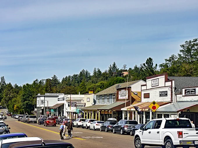 Julian's Main Street looks like a Western movie set where the actors forgot to go home.