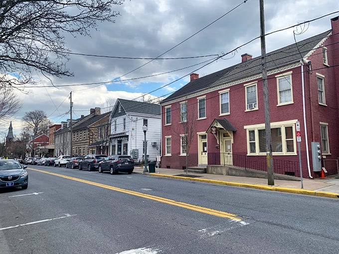 Historic Lititz welcomes visitors with its charming brick buildings and colorful storefronts, like a Norman Rockwell painting come to life.