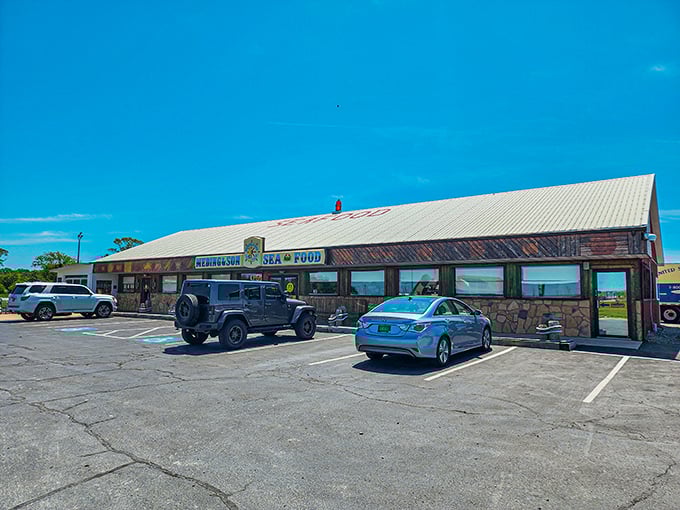 Sometimes the best treasures hide behind the most unassuming facades, like this waterfront gem.