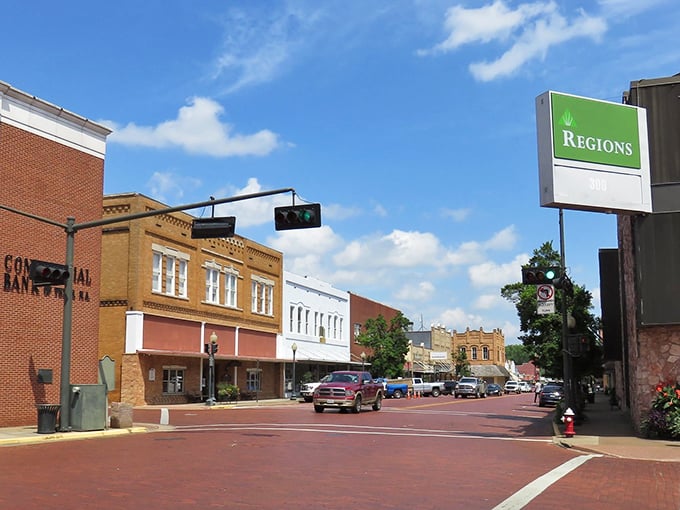 Downtown Nacogdoches welcomes you with brick-lined streets where every storefront tells a story worth discovering.