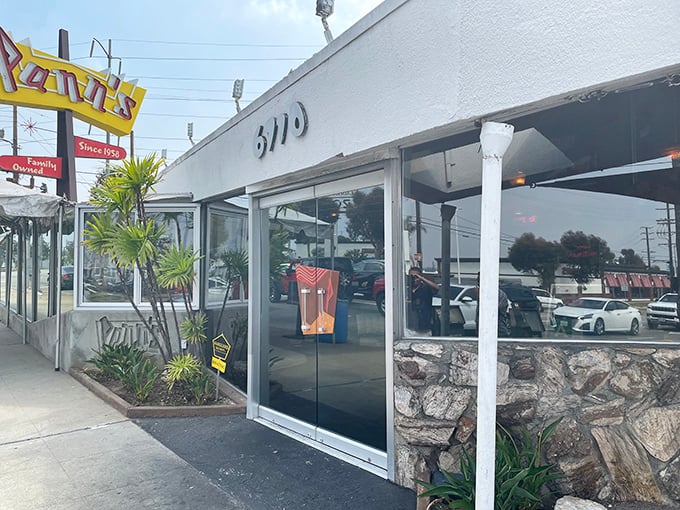 That mid-century modern architecture isn't just for show – it houses some seriously good comfort food.