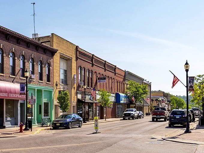 Prairie du Chien's historic main street whispers tales of river commerce and affordable living.