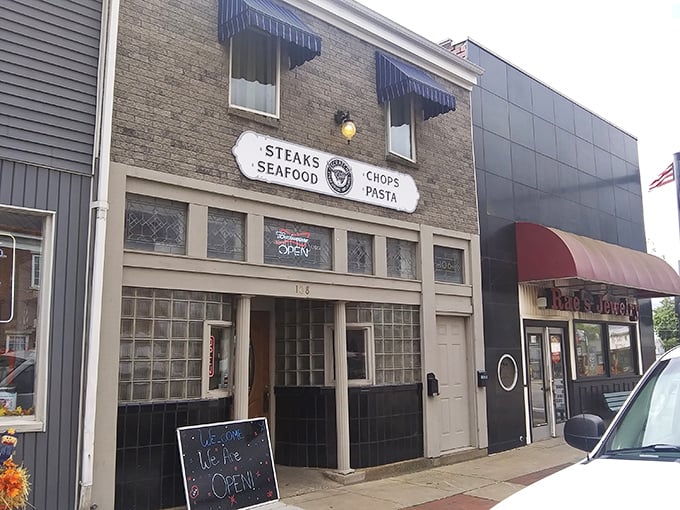 Sometimes the best steaks hide behind the most unassuming storefronts in small-town Ohio.