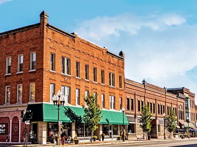 Seaford's downtown brick buildings glow like warm honey in the afternoon sun, creating Instagram-worthy moments.