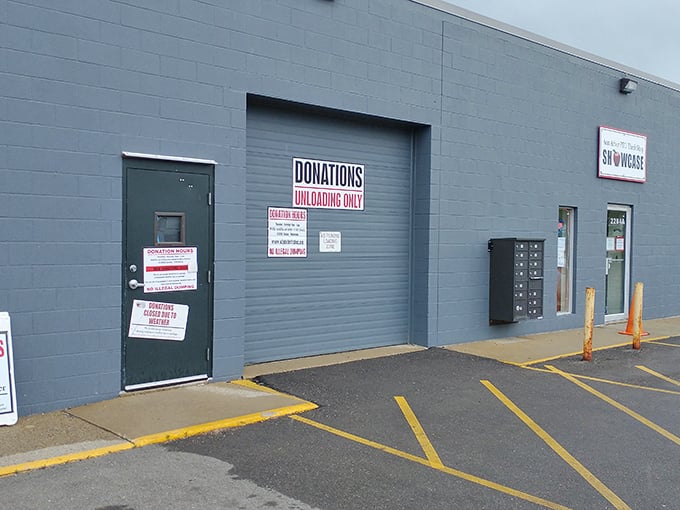 Those donation doors are like portals to a better future – for both your wallet and local schools!