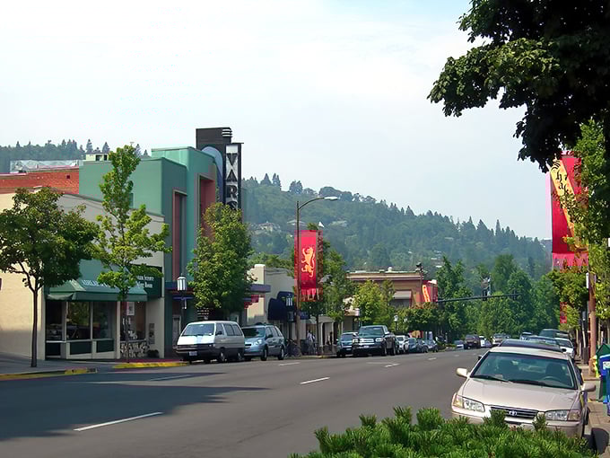 This isn't your average Main Street – it's where culture meets coffee in the prettiest way possible.