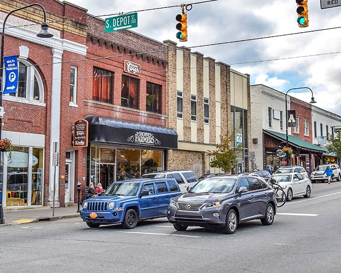 Downtown Boone’s historic brick buildings and charming storefronts bring the feel of a classic small-town movie set to life.