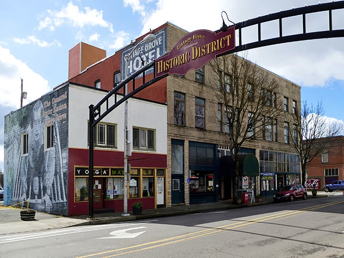 Step back in time at Cottage Grove's historic district, where vintage signs and classic architecture transport you to a simpler era.