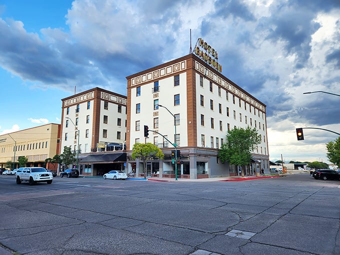 The Gadsden Hotel stands proud as Douglas's crown jewel, welcoming travelers with old-world elegance since territorial days.