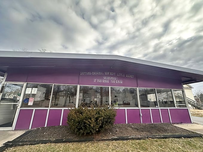 "Dayton's Original Best Kept Little Secret" isn't so secret anymore! This purple diner has been feeding souls long before Instagram made food famous.