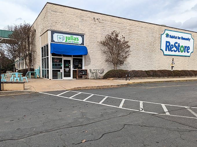 Julia's Café nestled beside the ReStore offers the perfect pit stop when your treasure hunting energy needs a boost.