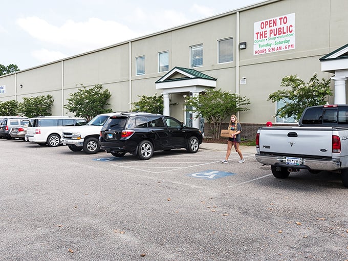 The parking lot buzzes with excitement as bargain hunters arrive ready to transform their homes with incredible finds.
