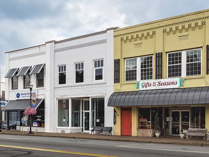 These historic brick buildings in downtown Inman house local shops where your dollar stretches further than your grandmother's homemade taffy.