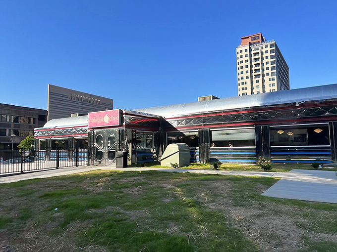 Downtown Charlotte's coolest breakfast spot serves comfort food in authentic railroad car style.
