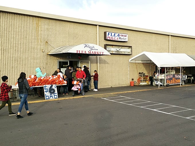 Fresh produce meets flea market magic – where else can you score vintage finds and perfect tomatoes?