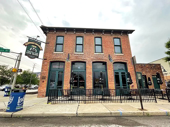 Those weathered brick walls have witnessed more stories than a small-town newspaper - and probably better chicken and noodles too.