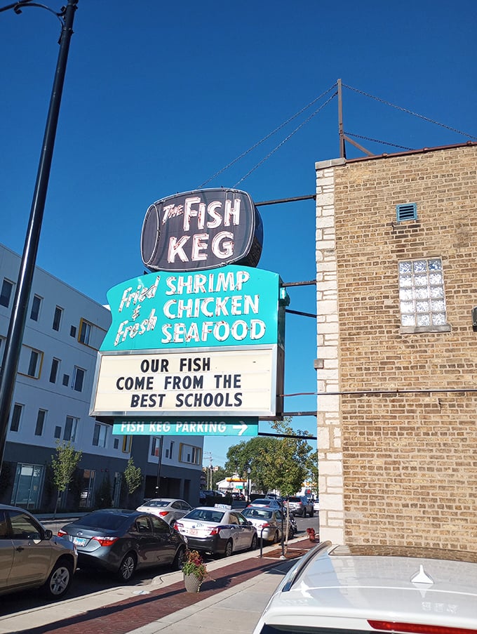 This unassuming stone building houses seafood treasures that locals have been lining up for since before Instagram made food famous.