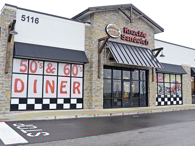 The Knuckle Sandwich: Checkered floors and nostalgic vibes—this place doesn't just serve sandwiches, it serves time travel with a side of crispy fries.