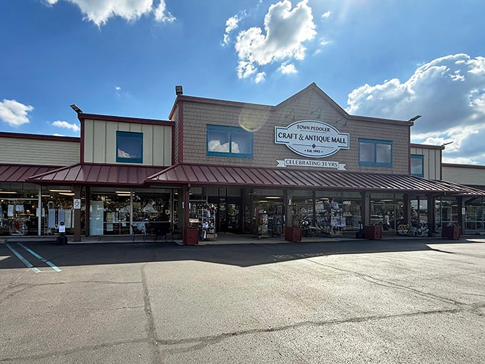One big vintage store under one roof means endless browsing opportunities for enthusiasts everywhere.