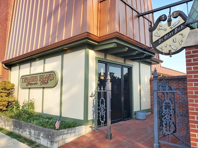 That distinctive signage promises the kind of old-school dining experience your grandparents would recognize and love.