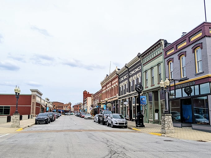 Downtown Manistee's Victorian architecture stands as a colorful reminder that they just don't make main streets like this anymore.