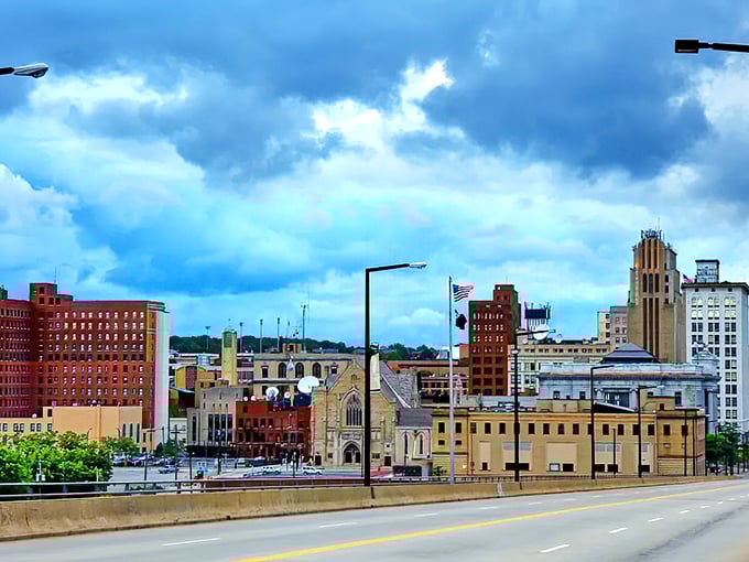 Federal Street showcases classic Midwestern charm where parking spots outnumber your monthly expenses.