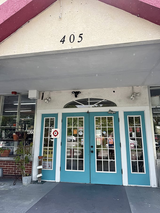 Those turquoise doors aren't just an entrance—they're a portal to the past. Each visit through this threshold promises new discoveries waiting inside.