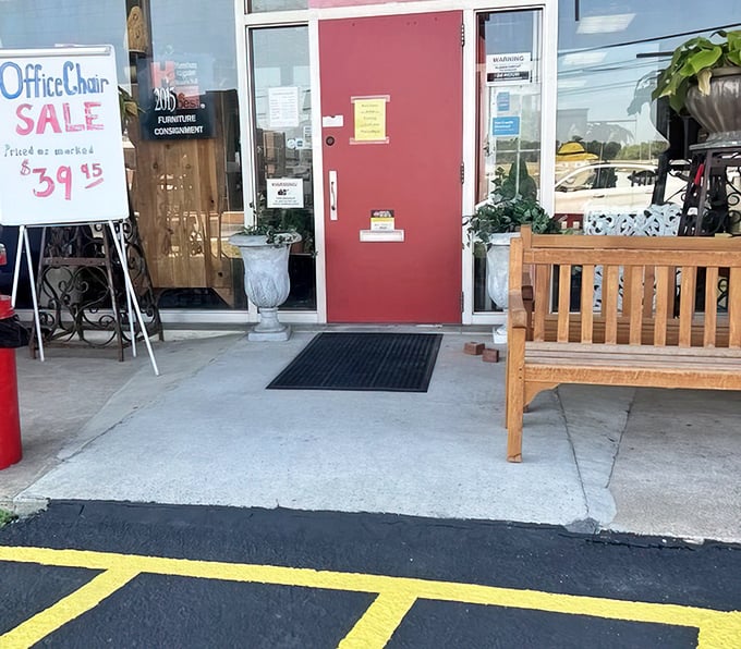 That iconic red door isn't just clever branding—it's the portal to your next "how did you find that?" conversation piece.
